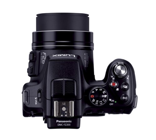 Panasonic Lumix DMC-FZ200 12.1 MP Digital Camera with CMOS Sensor and 24x Optical Zoom - International Version (No Warranty)
