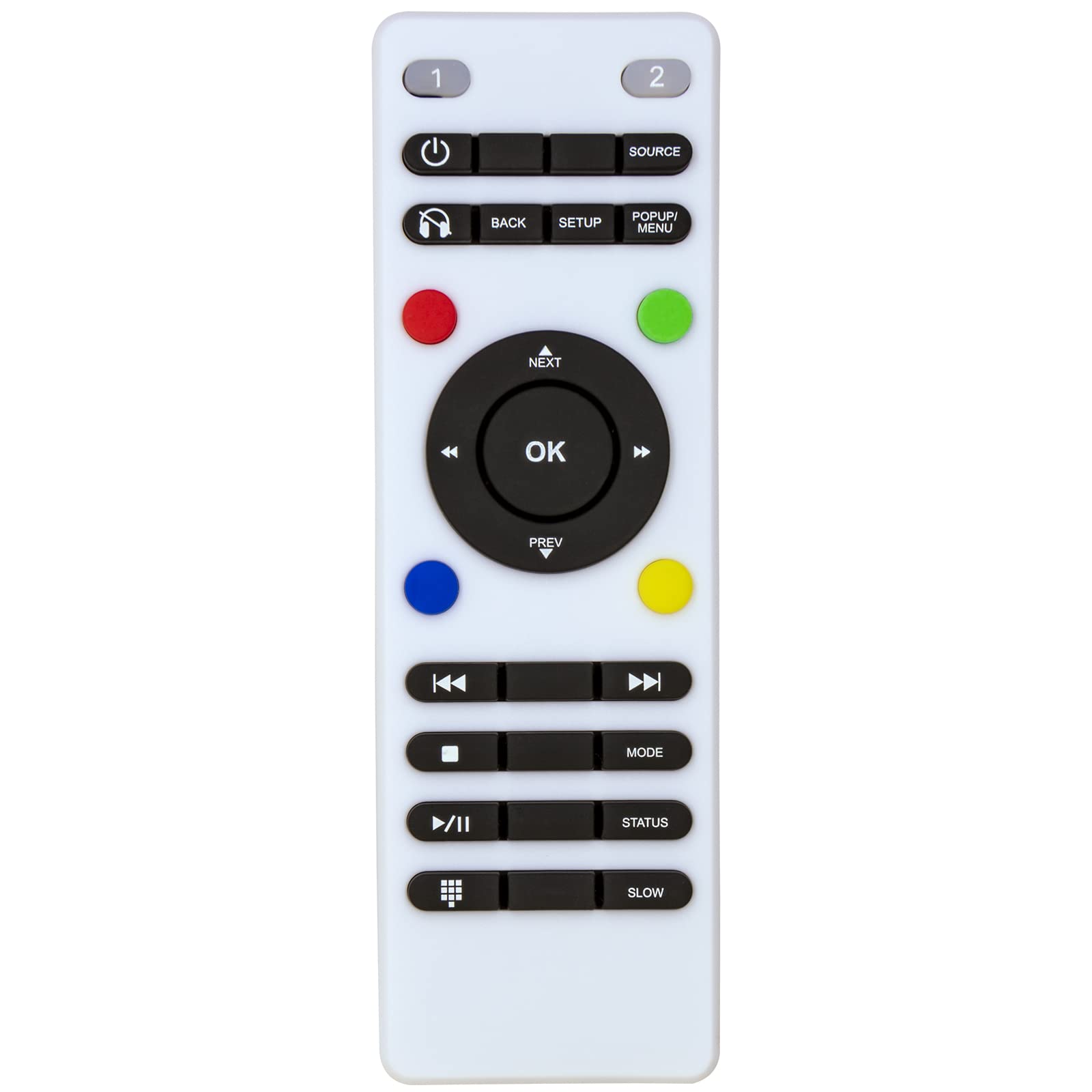 Replacement Remote Control for VES 2008 2009 2010 2011 2012 2013 Chrysler Town and Country Overhead DVD Systems