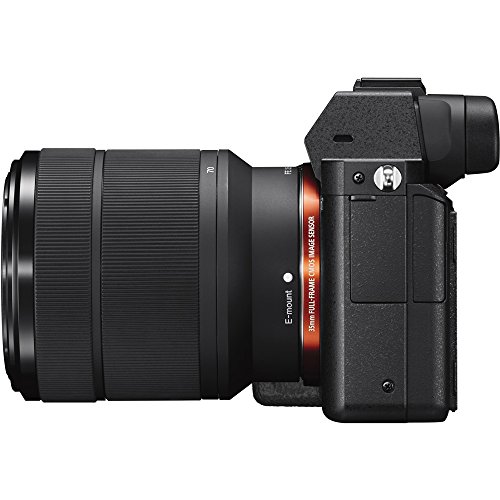 Sony Alpha a7II Mirrorless Interchangeable Lens Camera with 28-70mm F3.5-5.6 OSS Lens Bundle with 64GB Memory Card, Dual Battery, Bag, Table-top Tripod, Paintshop Pro and Accessories (10 Items)