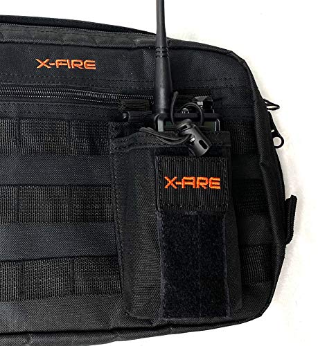 X-FIRE® MOLLE Radio Chest Harness Admin Pouch Pack Tool Bag with Dual Antenna Ports