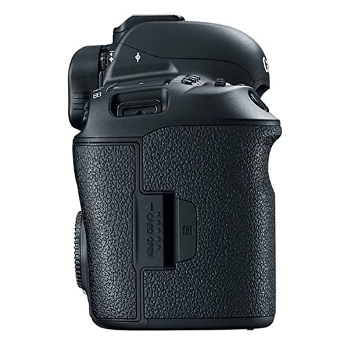 Canon EOS 5D Mark IV DSLR Camera w/EF 50mm f/1.8 STM Lens + 75-300mm F/4-5.6 III Lens + 2X 64GB Memory + Hood + Case + Filters + Tripod + More (35pc Bundle)