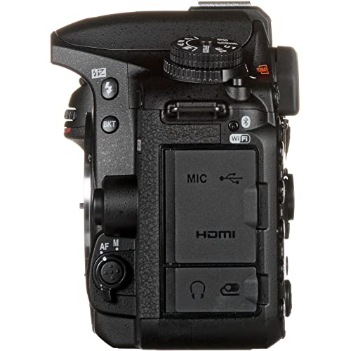 Nikon D7500 20.9MP DSLR Digital Camera (Body Only) (1581) Deluxe Bundle Kit with Sandisk 64GB SD Card + Large Camera Gadget Bag + Spare EN-EL15 Battery + Camera Cleaning Kit + More