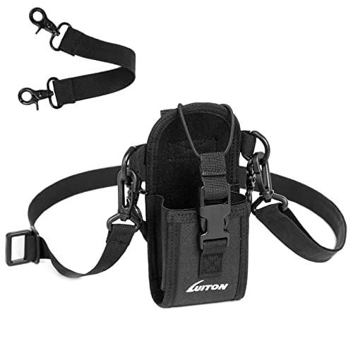 Radio Holster Radio Strap Firefighter EMS EMT Bundle Set Includes Anti-Sway Strap for Radio Strap,Radio Holder,Shoulder Strap Fits for Two-Way Ham Walkie Talkie Radio Scanner