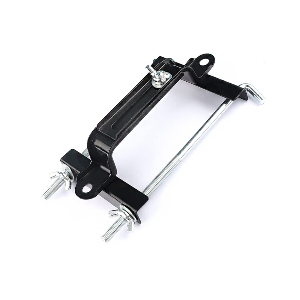 Adjustable Car Battery Hold Down Bracket,Car Battery Holder Tools,Stainless J Bolt Kit,Professional Auto Tools Accessories for Car Truck SUV (8inch/19cm bolts)
