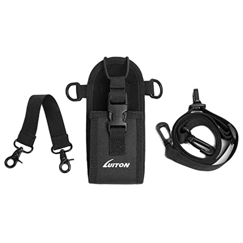 Radio Holster Radio Strap Firefighter EMS EMT Bundle Set Includes Anti-Sway Strap for Radio Strap,Radio Holder,Shoulder Strap Fits for Two-Way Ham Walkie Talkie Radio Scanner