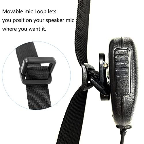 Radio Holster Radio Strap Firefighter EMS EMT Bundle Set Includes Anti-Sway Strap for Radio Strap,Radio Holder,Shoulder Strap Fits for Two-Way Ham Walkie Talkie Radio Scanner