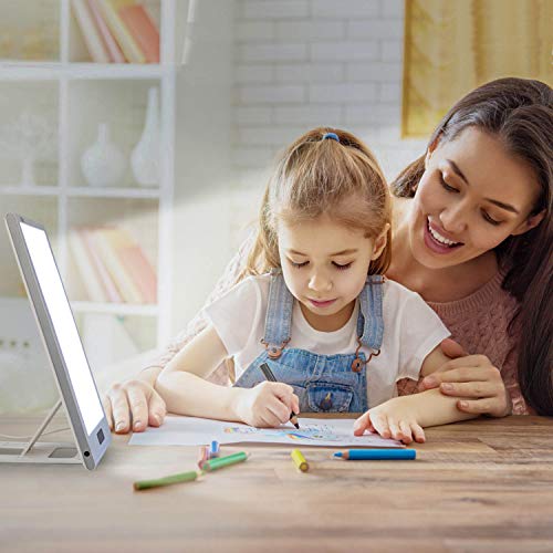 JUXLamp® Light Therapy Wake-up lamp, Sunrise Alarm Clock 3 Color Temperature 12000lux Sun lamp Restorative Strength, Focusing Attention (DP-02)