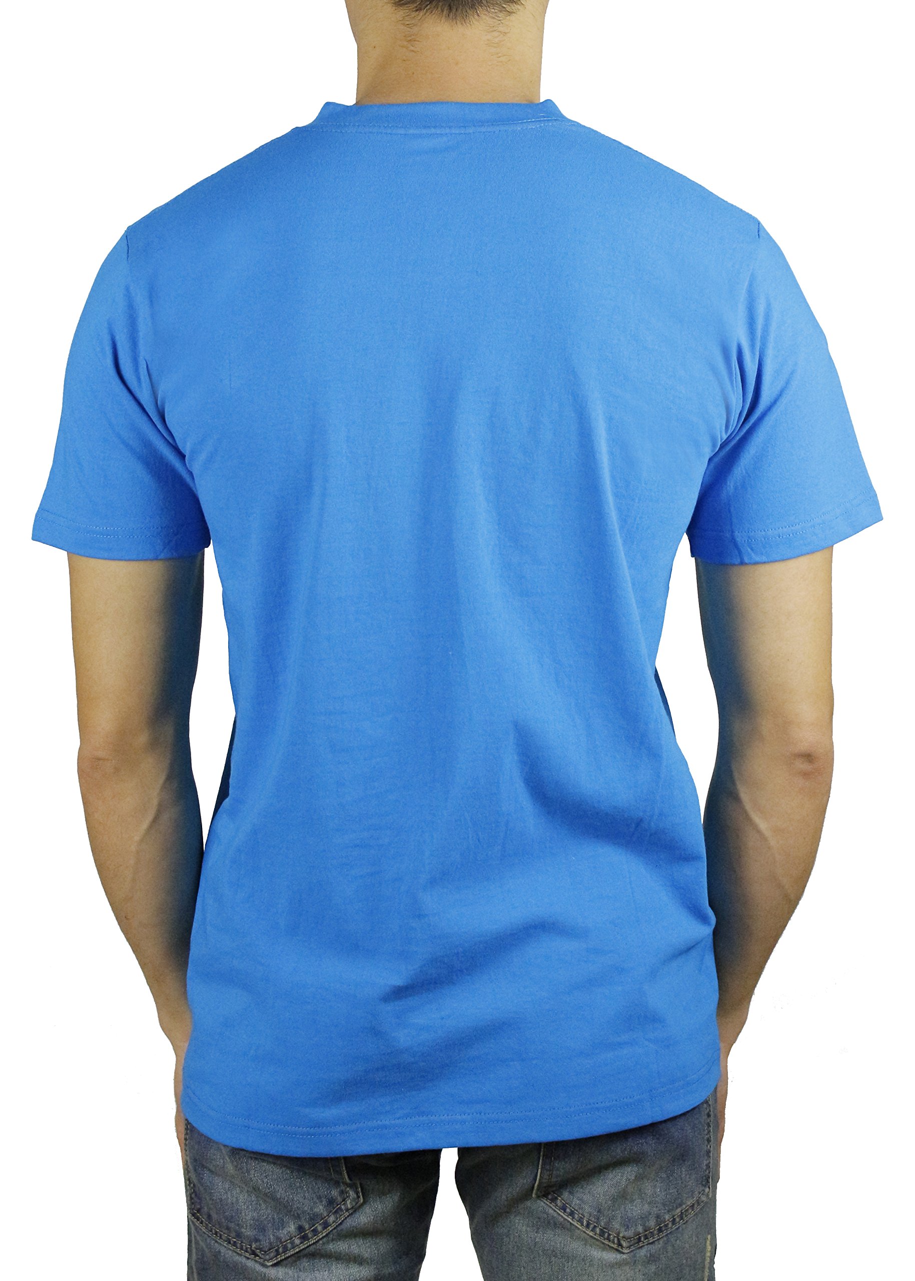 Access Men's Heavyweight Short Sleeve Cotton V-Neck T-Shirt (Pack of 3) (Aqua, X-Large)