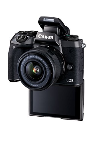 Canon EOS M5 Mirrorless Camera Kit 15-45mm Lens Kit - Wi-Fi Enabled & Bluetooth (Renewed)