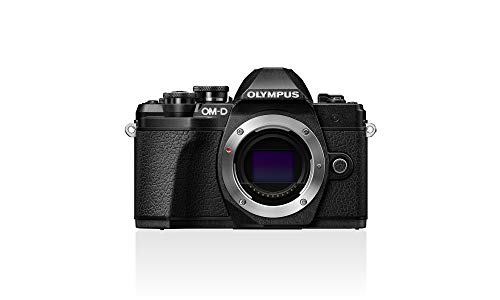 Olympus OM-D E-M10 Mark III Micro Four Thirds System Camera, 16 Megapixels, Image Stabilizer, Electronic Viewfinder, 4K Video, Black