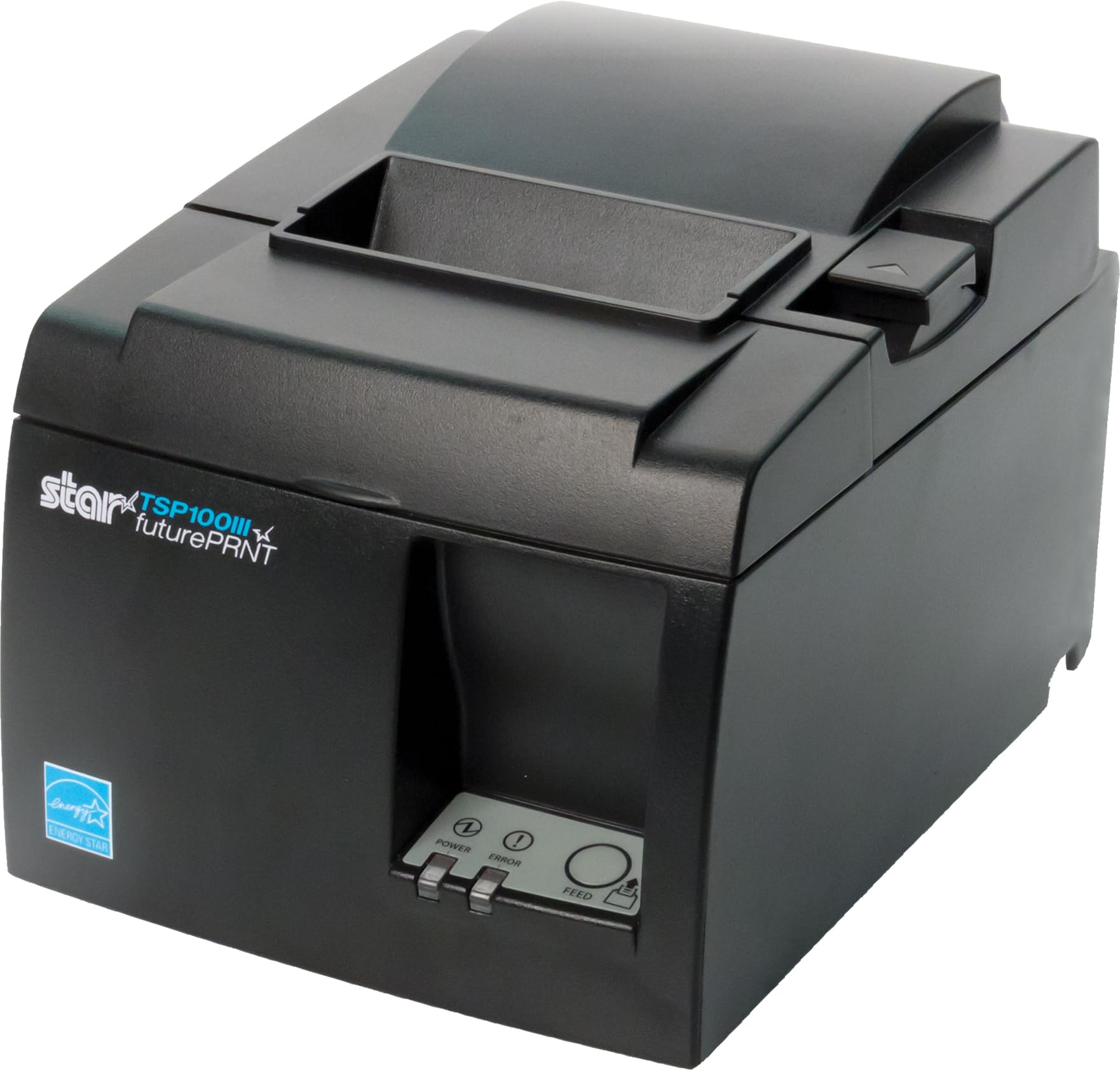 Star Micronics TSP143IIIW Wi-Fi (WLAN) TSP100 Series Thermal Receipt Printer with Wireless Access Point - USB, WiFi Connectivity, 203 dpi, Auto-Cutter, Gray - YKGAV