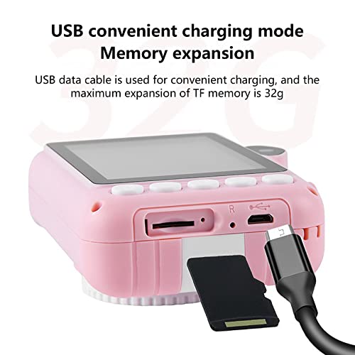 1080p Front Rear Dual Cameras Digital Camera for Kids Photography Video Durable Easy to Use Video Selfie Record Life Digital Camera Digital Action Camera Students Teens