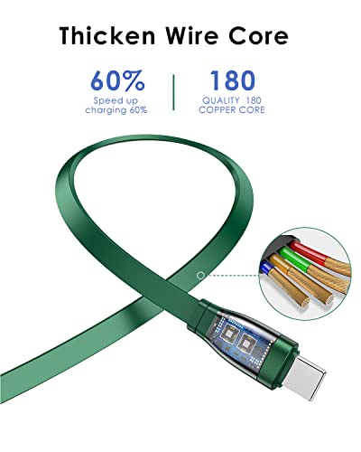 CAFELE [2023 Upgraded] Multi Charging Cable, [No Tangled] Retractable Phone Charger Cord with USB C/Micro USB/I Port for Phones and Tablets,3A,3.3FT,Compact for Car/Travel