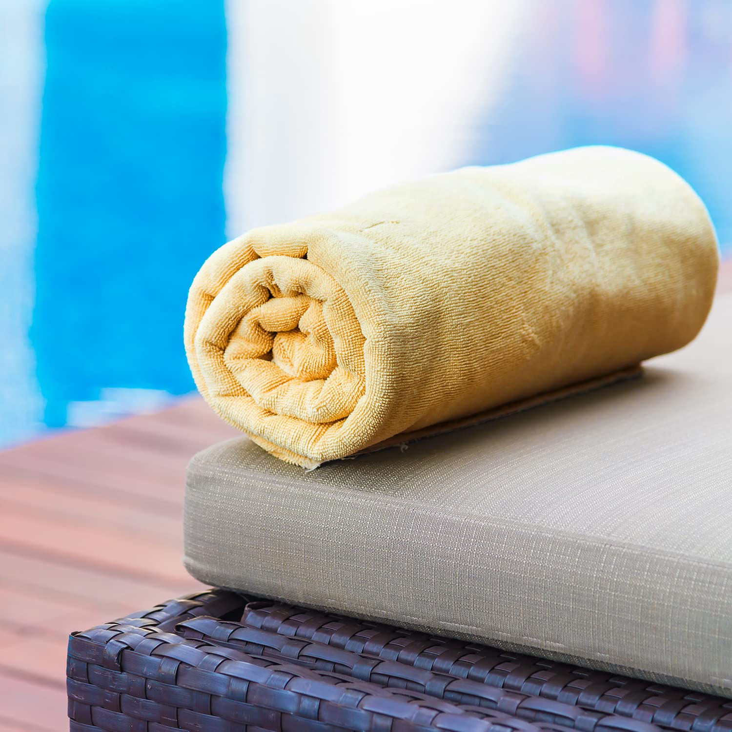 ECO Towels 6-Pack Bath Towels - Extra-Absorbent - 100% Cotton - 27" x 54" - Towels for Bathroom - Extra Large Bath Towel Shower Towels