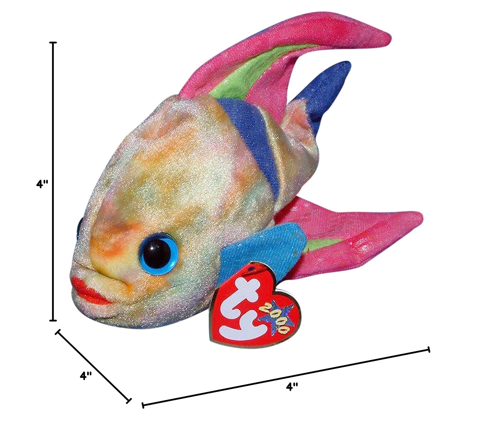 Ty Beanie Baby ~ ARUBA the Angelfish Fish ~ MINT with MINT TAGS ~ RETIRED ,#G14E6GE4R-GE 4-TEW6W209151