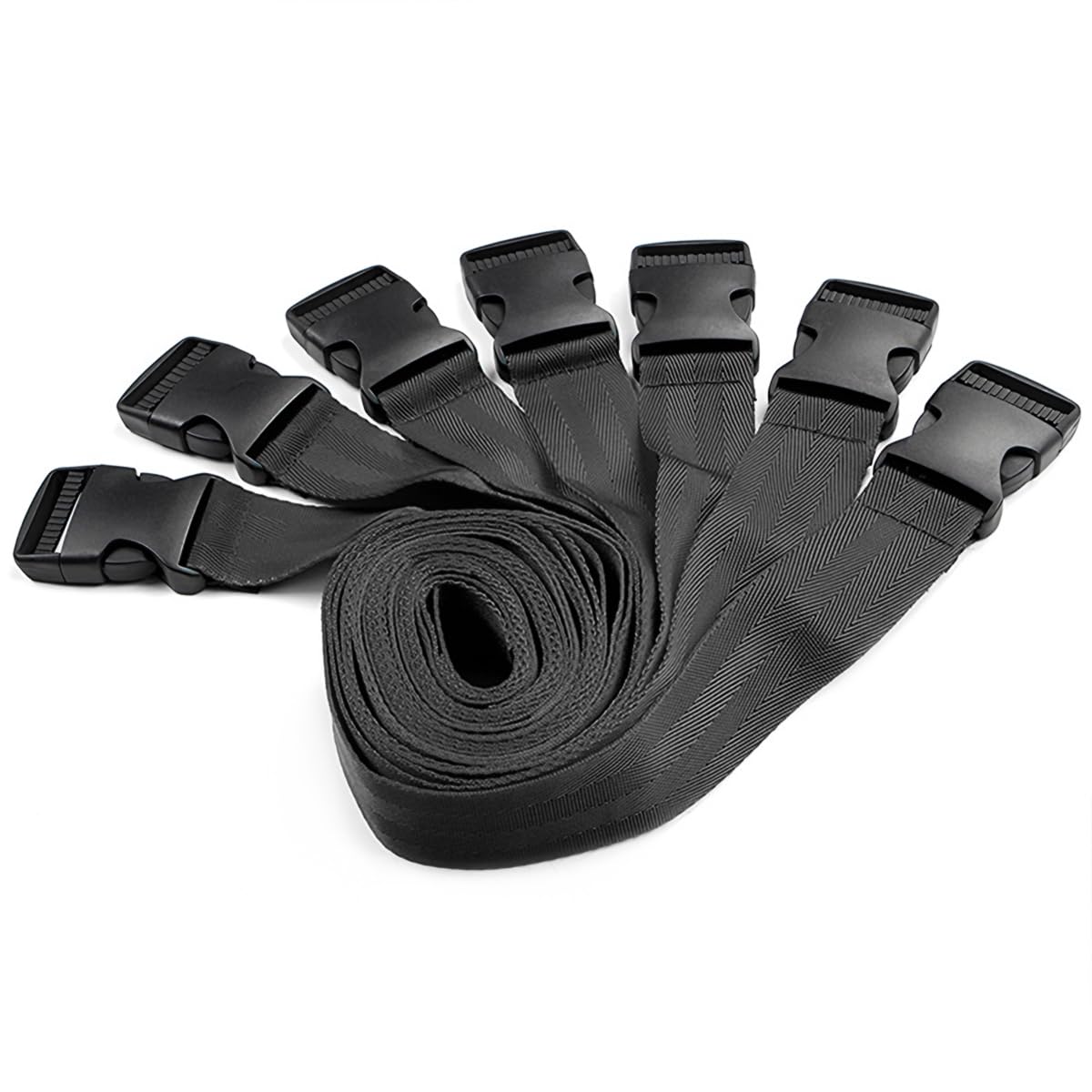 AICEL Car Battery Tie Down Strap, 39 Inch Battery Strap with Buckle, Battery Box Safety Secure Lashing Strap, Quick Release Nylon Woven Tape for Cargo, Luggage, Boats, Motorcycles, Truck, SUV