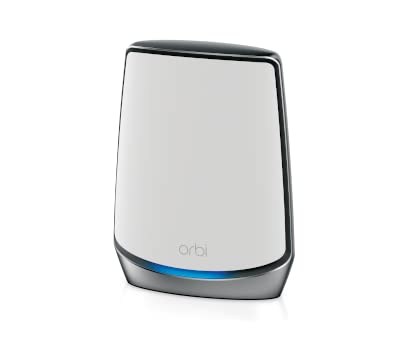 Orbi RBR850 Whole Home AX6000 Tri-Band Mesh WiFi 6 System (Router Only), White (Renewed)