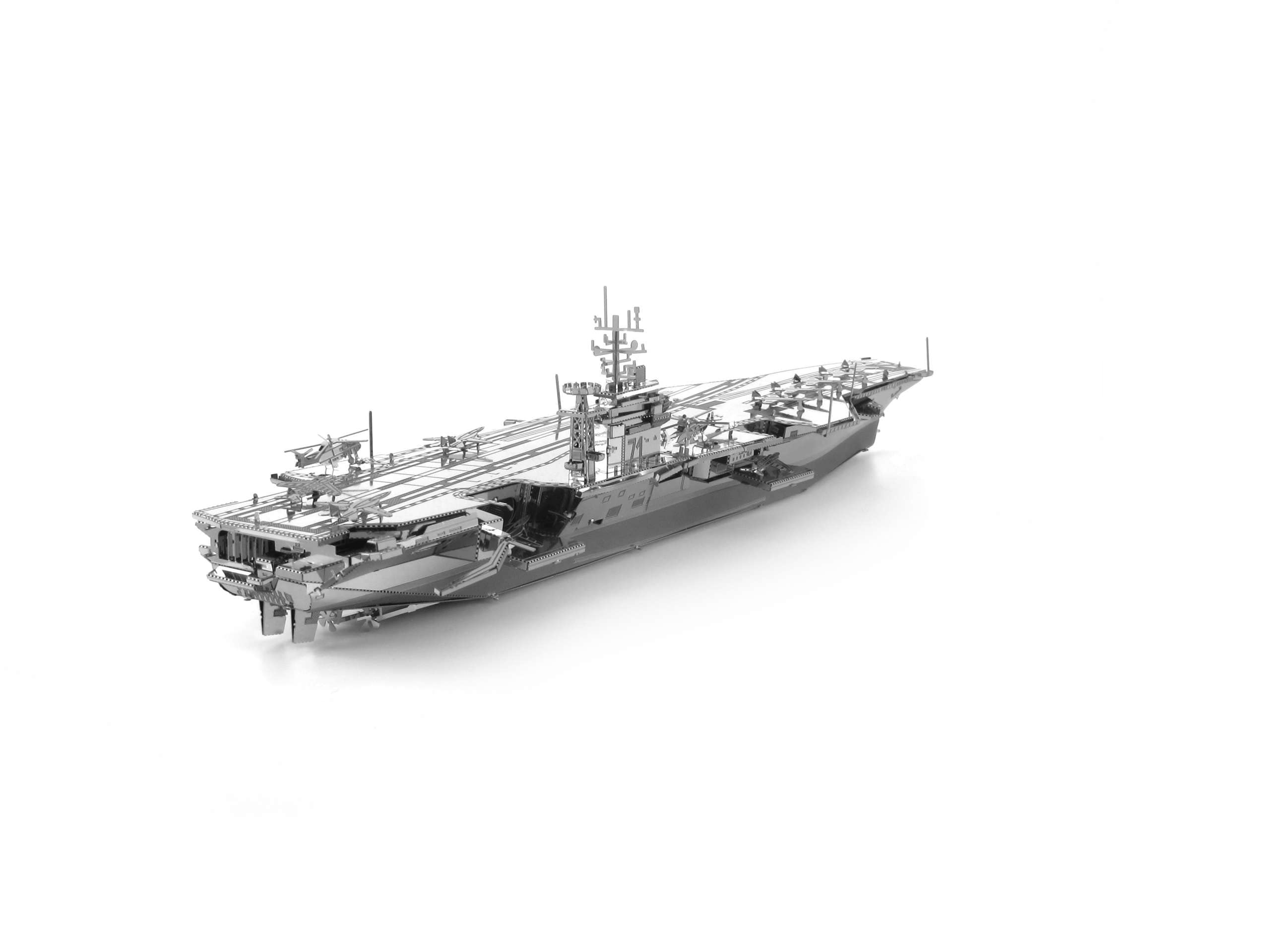 Fascinations Metal Earth ICONX USS Theodore Roosevelt CVN-71 3D Metal Model Kit