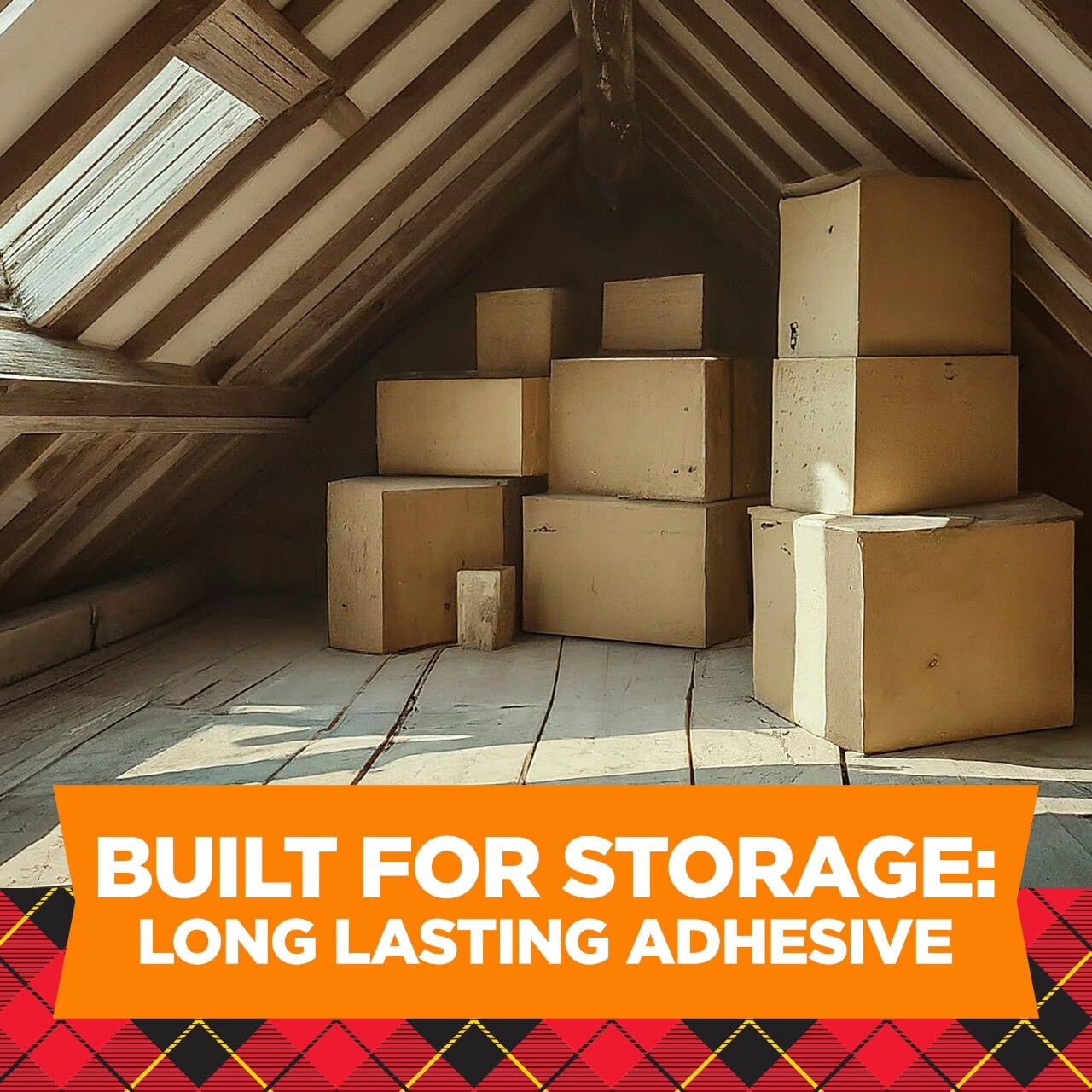 Scotch Long Lasting Storage Packaging Tape, 1.88" x 54.6 yd, Designed for Storage and Packing, Stays Sealed in Weather Extremes, 3" Core, Clear, 1 Roll (3650)