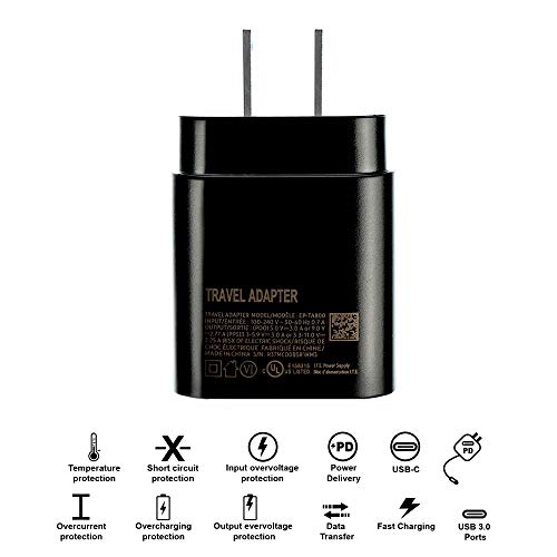 25W Super Fast Type C Charger + Cable Compatible with Samsung Galaxy S22 Ultra Charger, Samsung Charger Type C, Samsung Fast Charger, Type C Charging Block, Wall S21 USB C Fast Chargerā¦