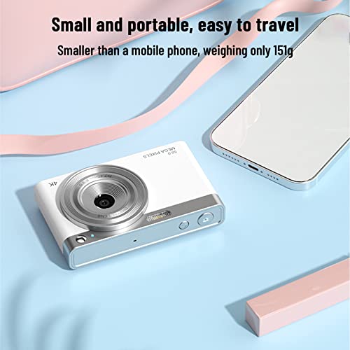 Digital Camera Photography, 1080p 50MP Vlogging Camera with 2.88 Inch LCD Screen, 16X Zoom Compact Portable Mini Rechargeable Camera, Point and Shoot Digital Cameras