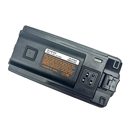 Amasu RLN6305 2600mAh Li-ion Battery Compatible with CP110 RDM2070D RDU2020 RDU2080D RDU4100 RDU4160D RDV2020 RDV5100 RDM2020 RDM2050 Radio