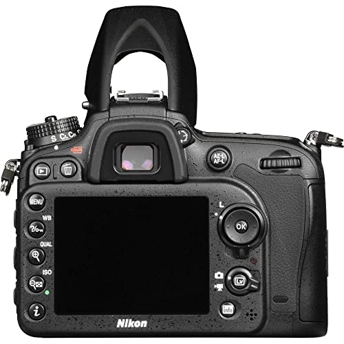 Nikon D7200 24.2MP DSLR Digital Camera (Body Only) (1554) Deluxe Bundle with SanDisk 64GB SD Card + Large Camera Bag + Spare EN-EL15 Battery + Deluxe Camera Cleaning Kit