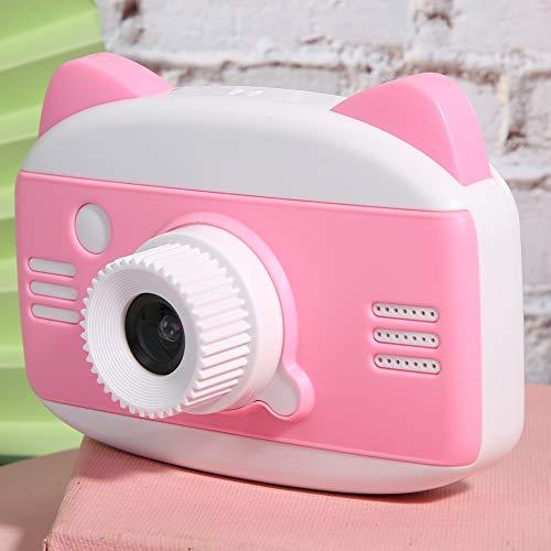 M Ugast Child Cameras,Mini Cartoon Cute 1200W Pixels High Definition Digital Childrens Camera,Video Camera Recorder with 3.5 Inch IPS Screen,Gift for Boys/Girls