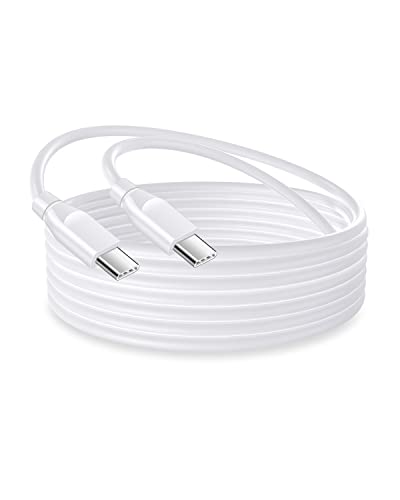 USB C to USB C Fast Charging Cable for Android Phones, Samsung Galaxy S23 Ultra S23+ S22 S22+ S21 Plus A03s A02s A13 A12 A53, Google Pixel 7 Pro 6 6a 5 5a 4 4a XL 3, iPad, Long Charger Cord Usbc Type