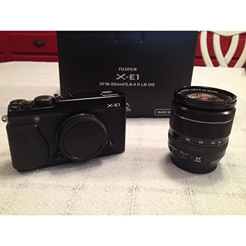 Fujifilm X-E1 16.3 MP Compact System Digital Camera with 2.8-Inch LCD and 18-55mm Lens (Black)