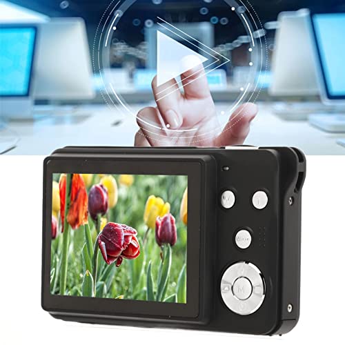 HD Digital Camera, Plastic Metal 2.7K 48MP Digital Camera Built in Fill Light 16x Zoom for Selfie
