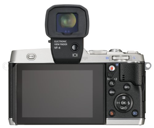 Olympus E-P5 16.1 MP Mirrorless Digital Camera with 3-Inch LCD and 17mm f/1.8 lens (Silver with Black Trim)