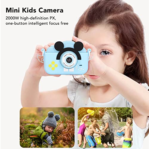 Okuyonic Mini Kids Camera, High Definition Kids Camera Simple Operation with Lanyard for Home
