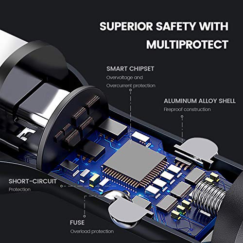 VELOGK Warp Charger Kit 30W [5V/6A] for Oneplus 8/8 Pro/7 Pro/7T/7T Pro/7/6T/6/5T/5/3T/3/Nord N10 5G, Fast Warp/Dash Car Charger Adapter+Wall Charger+2xType C Warp Charge Cables(3.3ft)