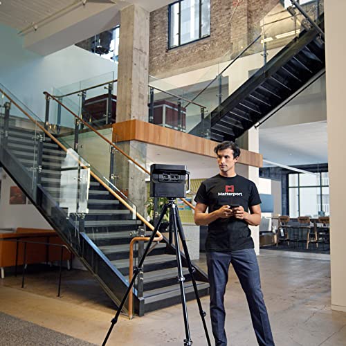 Matterport Pro2 3D Camera and Tripod Bundle - High Precision Lidar for Virtual Tours, 3D Mapping, & Digital Surveys with 360 Views and 4K Photography with Trusted Accuracy