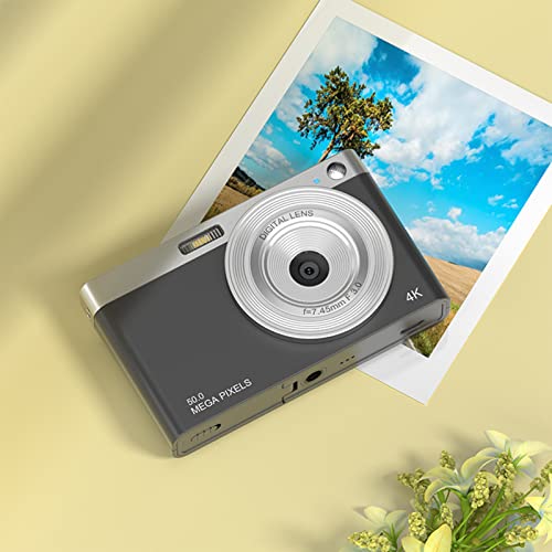 Digital Camera Photography, 1080p 50MP Vlogging Camera with 2.88 Inch LCD Screen, 16X Zoom Compact Portable Mini Rechargeable Camera, Point and Shoot Digital Cameras