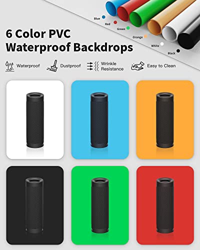 Glendan Light Box Photography, Portable Photo Studio Light Box, 16" x 16" Professional Dimmable Shooting Tent Kit with 216 LED Table Top Light & 6 Backdrops Photo Box for Product Photography