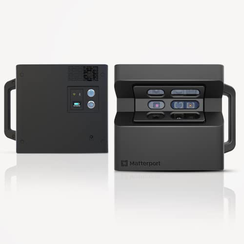 Matterport Pro2 3D Camera and Tripod Bundle - High Precision Lidar for Virtual Tours, 3D Mapping, & Digital Surveys with 360 Views and 4K Photography with Trusted Accuracy