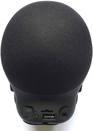 DORNLAT Skull Bluetooth Speakers, Portable Wireless Speaker Built-in Mic, Cool Creative Design Bass Stereo Speaker for Halloween, Party, Travel, Outdoor, Home Decor, Support TF/U Disk/AUX