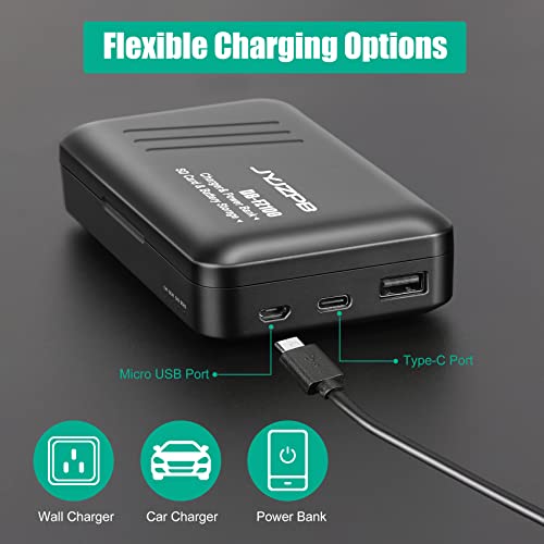 JYJZPB NP-FZ100 Battery Replacement and A7iii Battery Charger for Sony A7 III, Sony Alpha A7R III, A7R IV, A9, A6600, Alpha 9S, A7R3 A7S III, A7R III Battery, 2 Packs