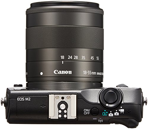 Canon mirrorless SLR EOS M2 STM lens kit EOSM2 L1855STMK-BK