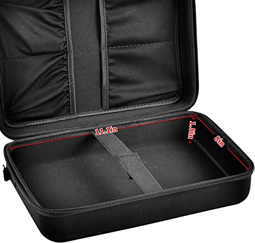 Case Compatible with DBPOWER 11.5" 12" Portable DVD Player for Car, Holder Storage Bag with Strap & Net Pocket for Battery, Car Charger, Power Adaptor and Remote Control (Case Only)