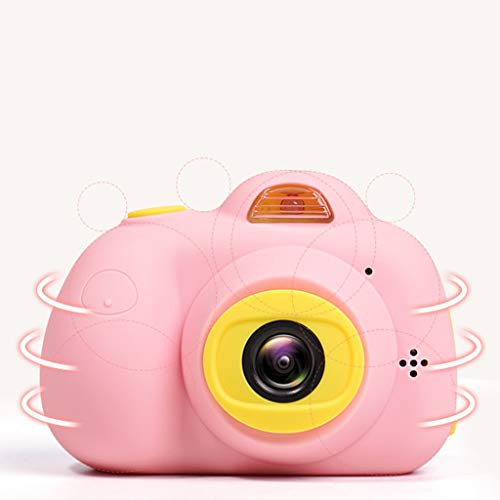 LKYBOA Pink Camera,Mini Kids Camera, 1080P HD Mini Video Camera for Children Memory Card, Best Gift