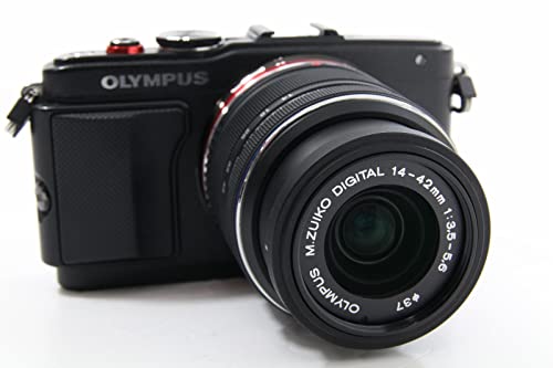 Olympus Pen Lite Micro SLR E-PL6 Digital Camera with 14-42mm Lens (Black)