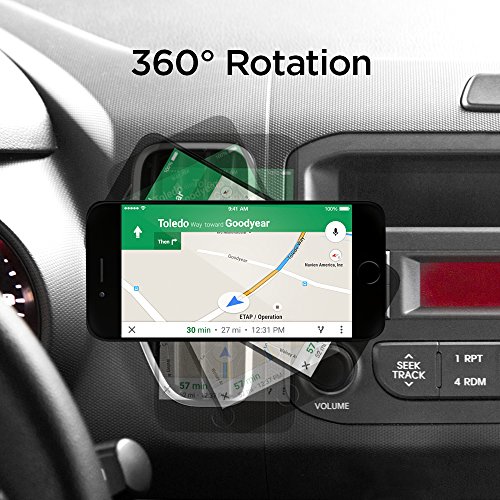 Spigen Kuel QS11 Quad Car Phone Mount Magnetic Air Vent Phone Holder QNMP Compatible with Most Smartphones - Black