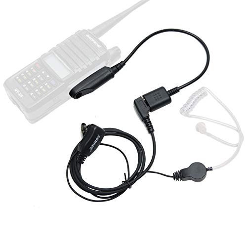 ABBREE Audio Adapter Cable 2 Pin Earphone Speaker Mic for Baofeng UV-9R Plus UV-9R Pro UV-XR BF-9700 GMRS-9R A58 UV-9G GT-3WP Waterproof Two Way Radio