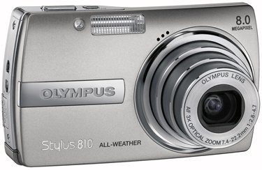 Olympus Stylus 810 8MP Digital Camera with 3x Image-Stabilized Optical Zoom