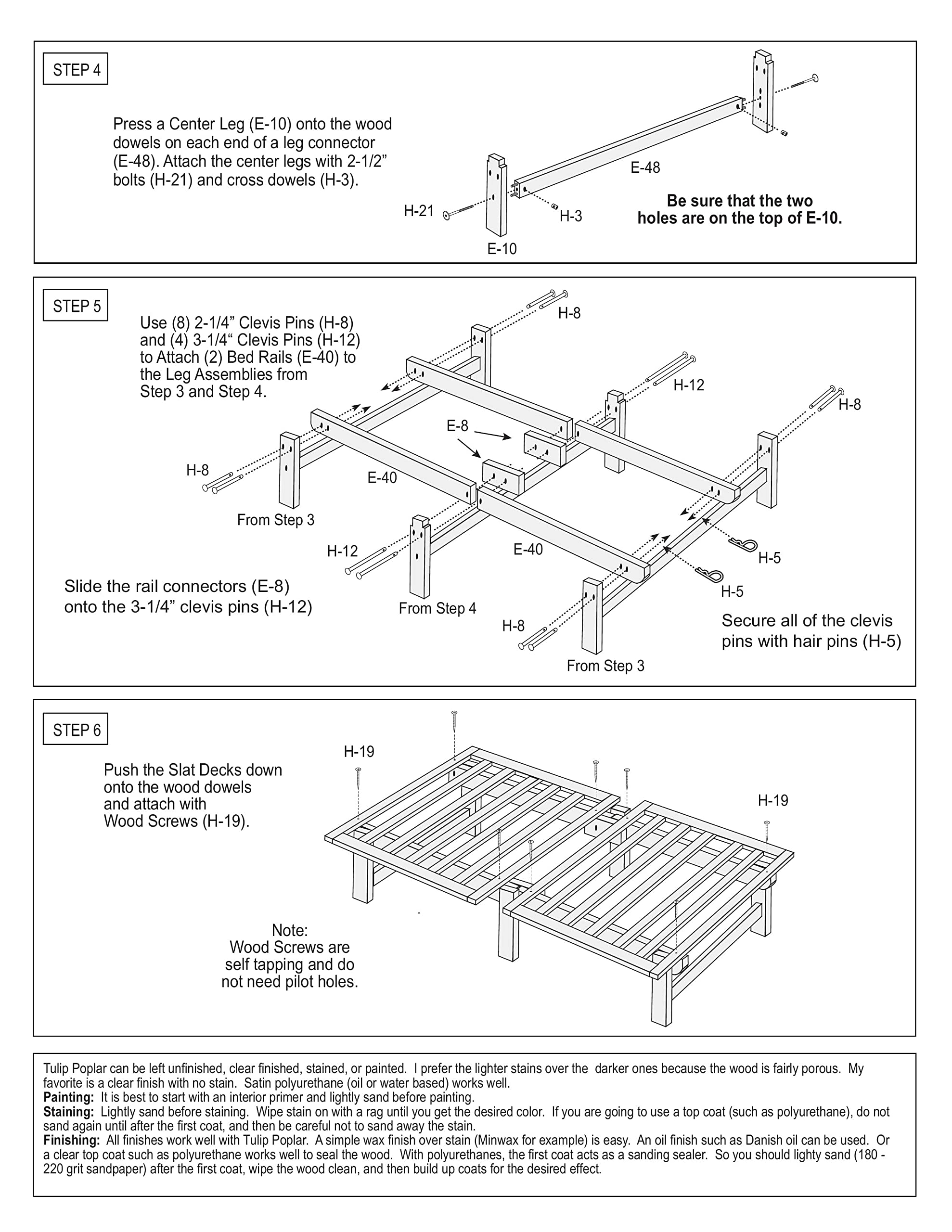 KD Frames Ekko Platform Bed - Queen Bed Frame - Unfinished Wood Bed Frame - Natural, Minimalist Bed - Floating Bed Design - Easy Assembly, No Box Spring Needed - Solid Wood Queen Platform Bed