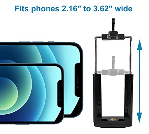 DaVoice Car Phone Mount - Cell Phone Holder for Car Windshield Compatible with iPhone X XS Max XR 8 Plus 7 Plus 6S Plus 6 Plus SE Samsung Galaxy S9, S8, S8 Plus, Note 8, S7, S6, S5, Google Pixel XL