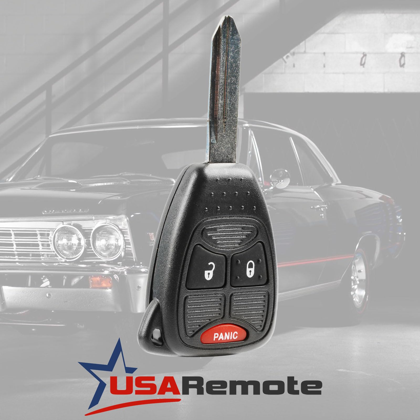 fits Dodge Caravan and Grand Caravan/Chrysler Town Country 2004 2005 2006 2007 Car Key Fob Keyless Entry Remote (M3N5WY72XX 3-btn)